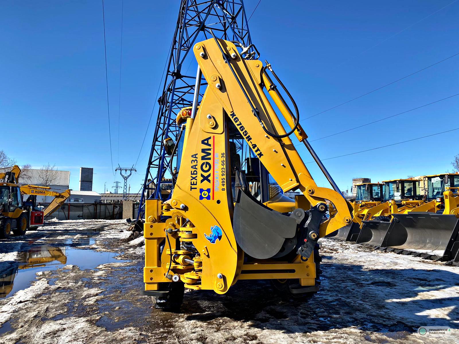 Экскаватор - погрузчик фронтальный XGMA XG765H -4TX - Прицепное и навесное